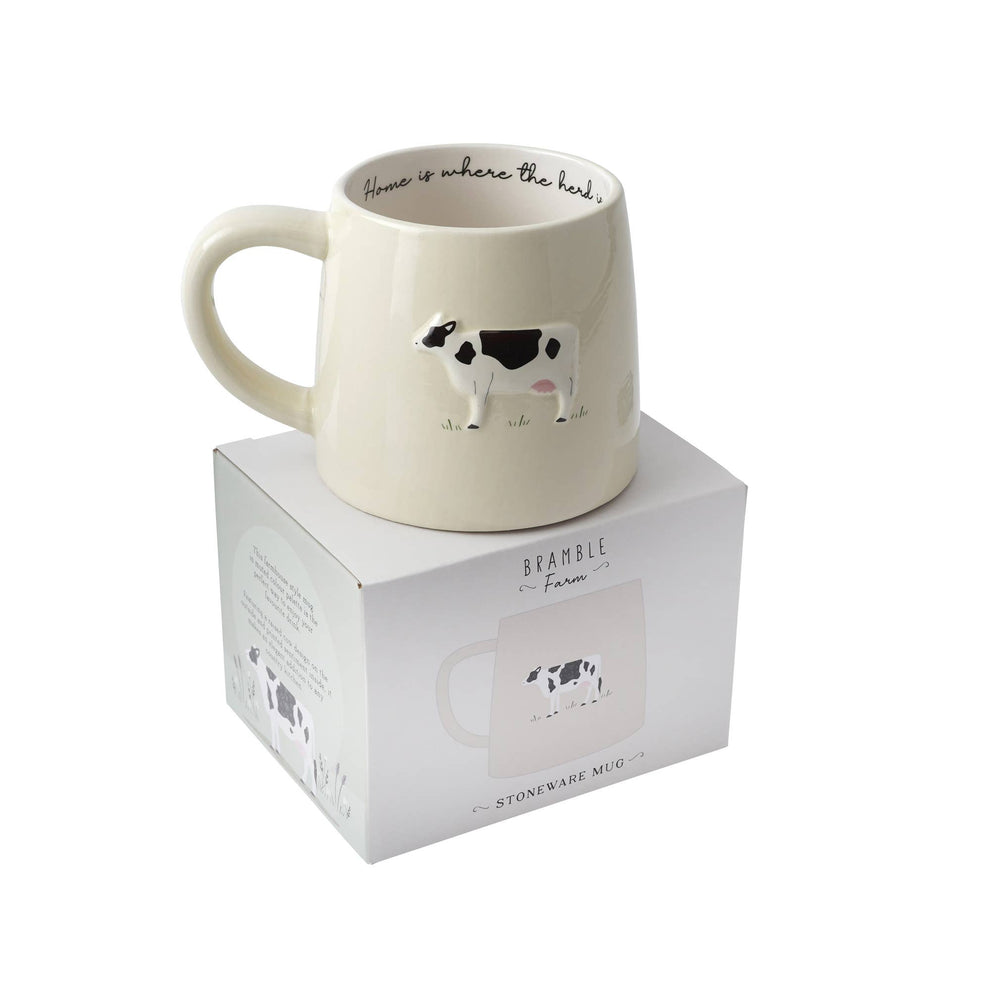 Bramble Farm Cow Stoneware Mug – Miei