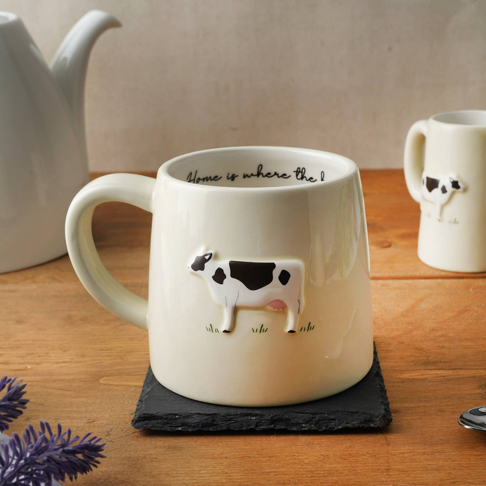 Bramble Farm Cow Stoneware Mug – Miei